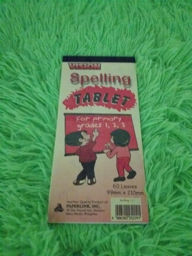 spelling booklet for grade 1,2&3 – Ma Aida OPC
